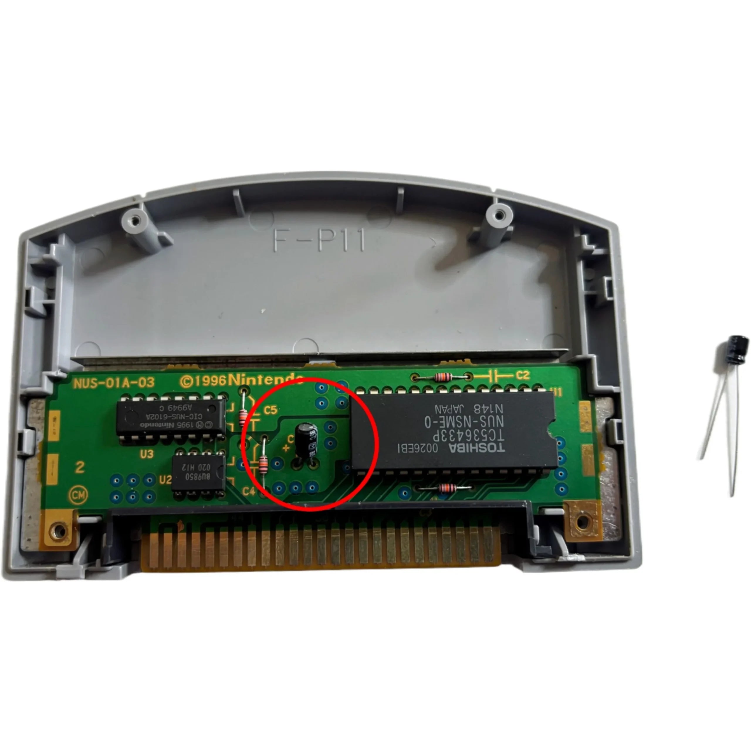 Game Cartridge Replacement Capacitor for NES, SNES and Nintendo 64 ...